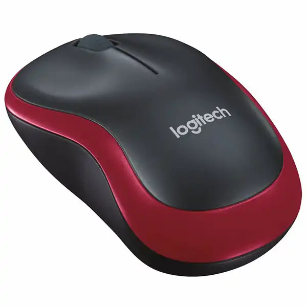Mouse Wireless LOGITECH M185, 1000 dpi, rosu :: Deeaman Company